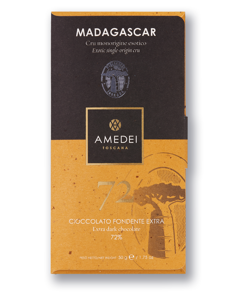 Madagascar: single origin dark chocolate 72% - Amedei shop